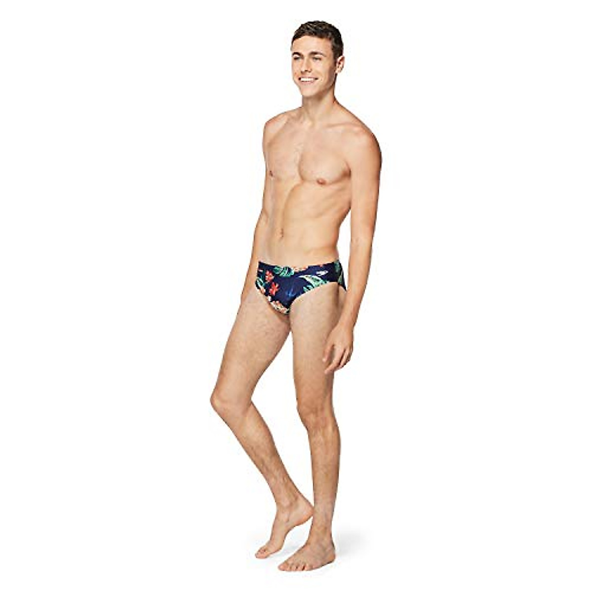 Speedo Men's Standard Swimsuit Brief Endurance+ The One, Island Vision, 28