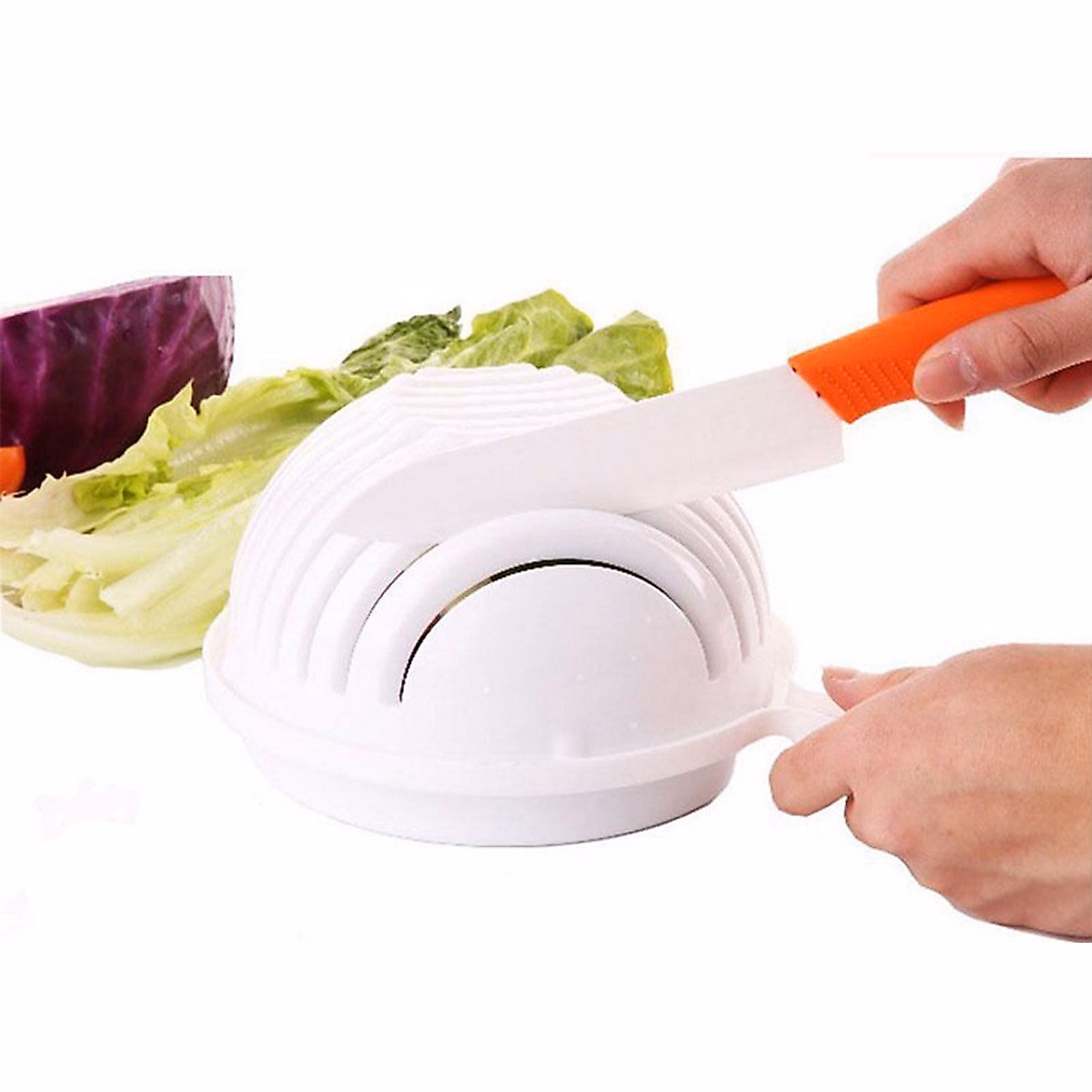 Bowl Maker | Easy Fruit Vegetable Cutter Bowl Fast Salad Slicer