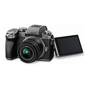 PANASONIC LUMIX G7 4K Digital Mirrorless Camera Bundle with LUMIX G Vario 14-42mm and 45-150mm Lenses, 16MP, 3-Inch Touch LCD, DMC-G7WK (Renewed)