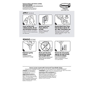 Command Mini Light Clips, Damage Free Hanging Light Clips with Adhesive Strips, No Tools Mini Wall Hooks for Hanging Decorations in Living Spaces, Six White Wall Hooks and Eight Command Strips