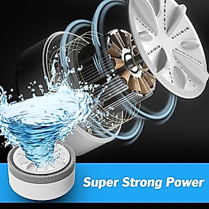 Portable Washing Machine USB Powered Mini Washer Turbine 3 Modes Travel Washing Machine for Business Trip, Home,Apartment, College Rooms, Portable Washing Machine