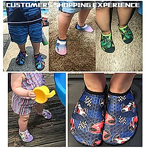 Kids Water Shoes Girls Boys Outdoor Quick Dry Barefoot Aqua Socks for Sport Beach Swim Surf 9.5-10 Toddler
