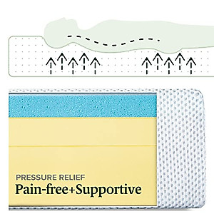 ZINUS 12 Inch Green Tea Cooling Gel Memory Foam Mattress and SmartBase Metal Mattress Foundation Set / Bed and Mattress Set / No Box Spring Needed / Mattress in a Box, Full