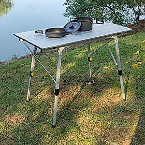 DOUBAO Outdoor Camping Table Portable Telescopic Folding Table Picnic Multipurpose Foldable Ultralight Camp Table