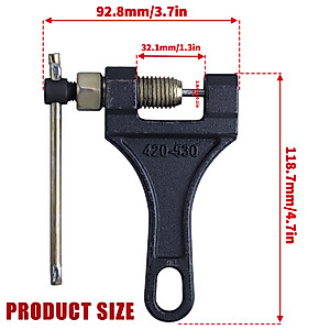 Stylemafia Chain Breaker #420-530 Chain Tool fit for Dirt Pit Bike ATV Quad Go Kart Scooter Motorcycle Bicycle Chain Break # 420 428 520 525 528 530