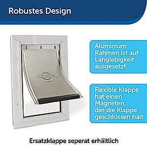PetSafe, Staywell, Aluminium Pet Door, Large, Solid Design, Easy Install