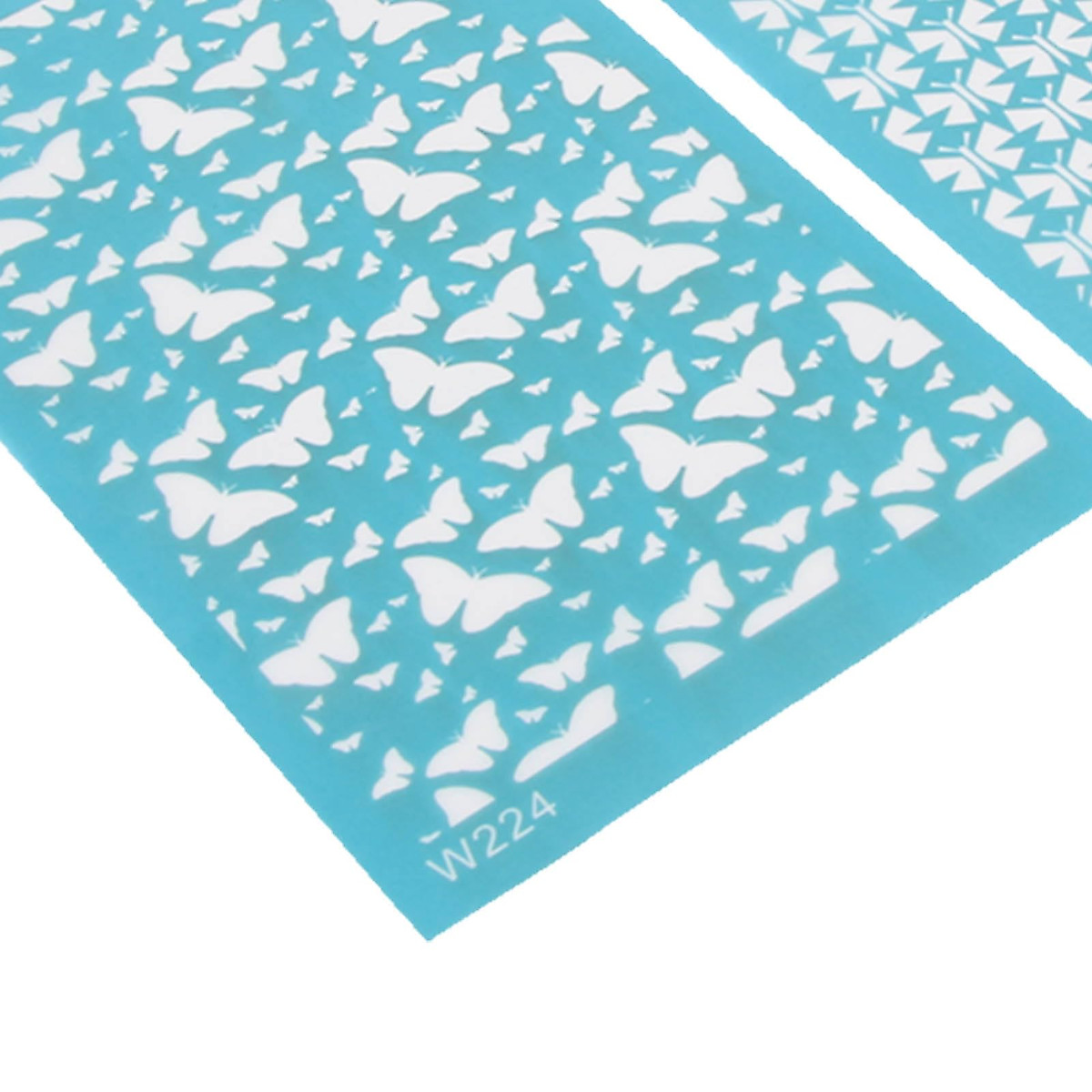 Screen Printing Kit, Reusable DIY Practical Skill Exercises Build Imagination Polymer Clay Silk Screen Stencils for Home Decoration (201, 207, 224)