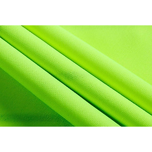 jeansian Men's Sport Quick Dry Short Sleeves Polo Tee T-Shirt LSL226 GreenYellow XL