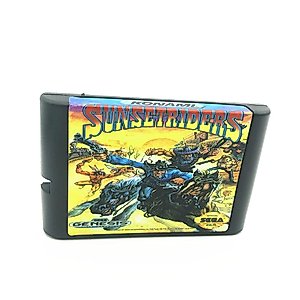 Royal Retro Sunset Riders For Sega Genesis & Mega Drive 16 Bit Video Games Conosle (Black)