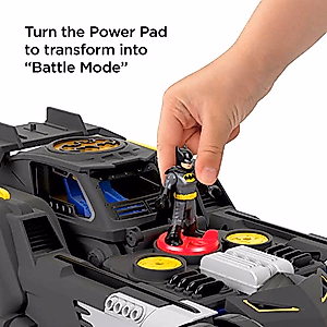Fisher-Price Imaginext DC Super Friends Batman Toy Transforming Batmobile Rc Car with Lights & Sounds for Pretend Play Ages 3+ Years