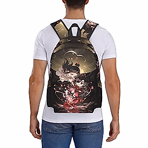 AGARES Anime Heaven Official'S Blessing Backpack Large Capacity Travel Backpacks Computer Bag Casual Daypack Laptop Backpacks For Men Women