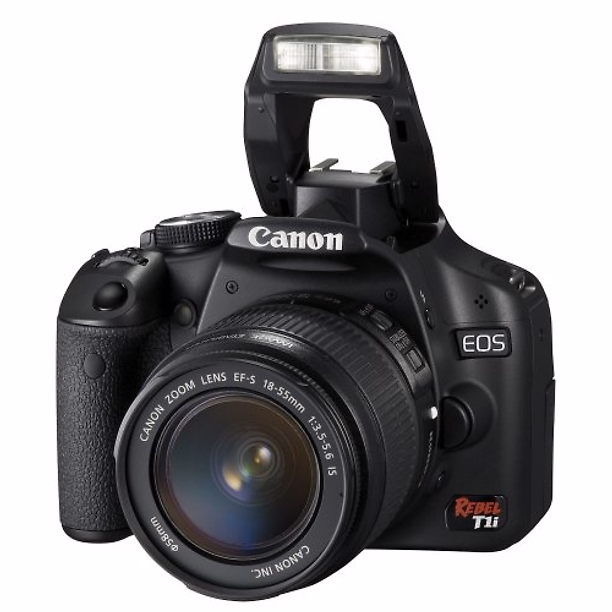 Canon EOS Rebel T1i 15.1 MP CMOS Digital SLR Camera with 3-Inch LCD and EF-S 18-55mm f/3.5-5.6 IS Lens