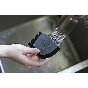 Lodge Deluxe Pan Scraper and Lodge Scrub Brush Set