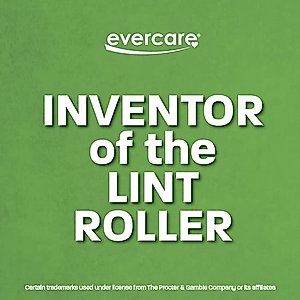 Evercare Gain Scented All-Purpose Lint Roller Value Pack with 2 Lint Rollers and 3 Refill Rolls, 60 Sheets Each Multicolor