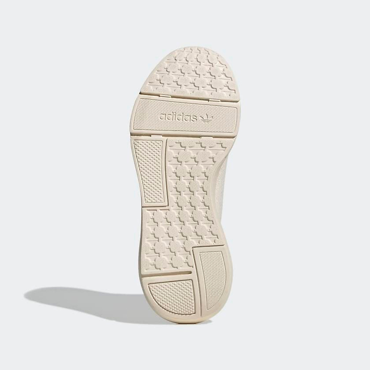 adidas Women's Swift Run 22 Sneaker, Wonder White/Wonder White/Black (Deconstructed), 7.5