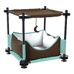 Kitty City Claw Indoor and Outdoor Mega Kit Cat Furniture, Cat Sleeper, Outdoor Kennel