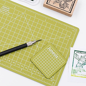 7 PCS Mini Cutting Pad Self Healing Craft Mat Small Sewing Cutting Mat Non-Slip Mini Cut Board for Scrapbooking Quilting Sewing Accessories