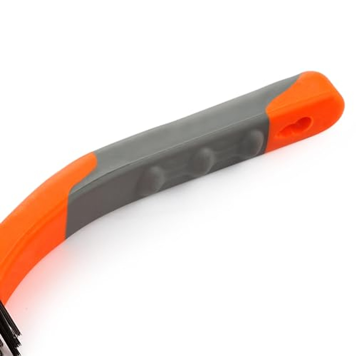 MAXMAN Wire Brushes 2 Pcs, 14 Inch Stainless & Carbon Steel Wire Scratch Brush, Wire Brush with Rubber Handle, Heavy Duty Wire Brushes with Metal Scraper for Cleaning Rust, Automotive, Paint, Welding