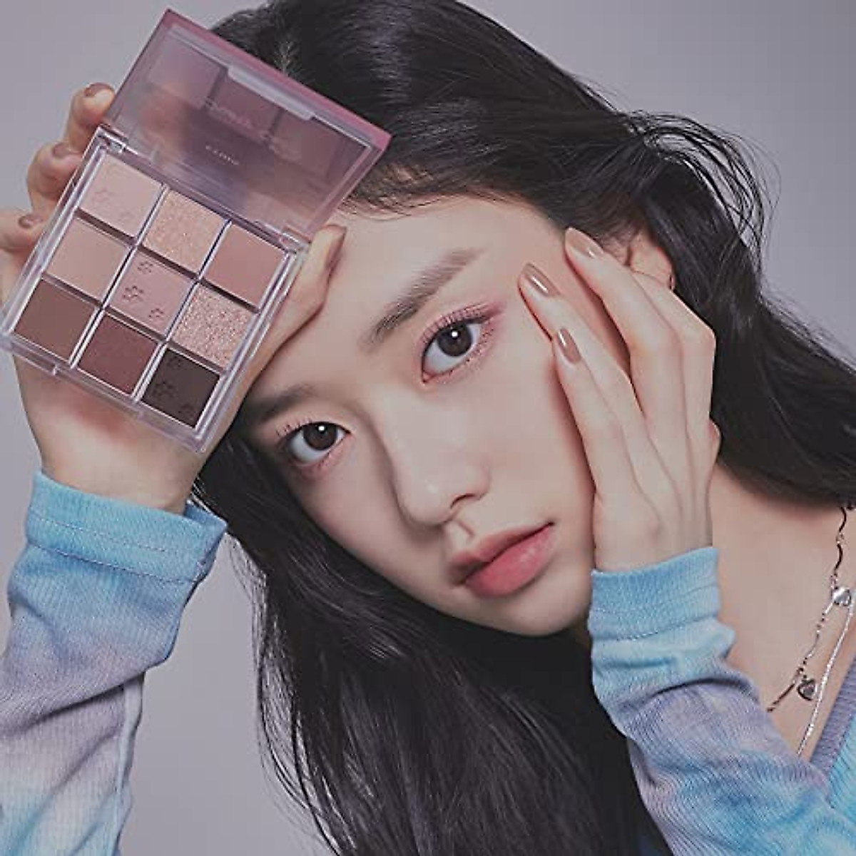 ETUDE Play Color Eyes | 9 Color Eyeshadow Palette With Soft & Pure Contour Shades (Dusty Cat)