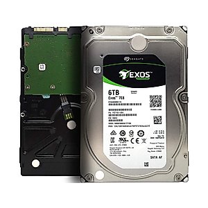 Seagate ST6000NM0115 3.5"-Inch HDD 6TB 7200 RPM 512e SATA 6Gb/s 256MB Cache Internal Hard Drive