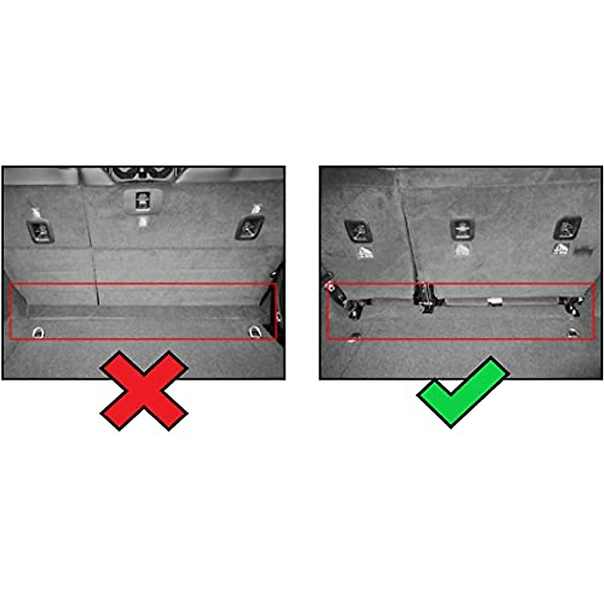 WeatherTech Cargo Trunk Liner for Jeep Wrangler Unlimited 4-Door, Wrangler Unlimited Rubicon 392, Wrangler 4-Door, Wrangler 4-Door Rubicon 392 - Behind 2nd Row (401107) Black