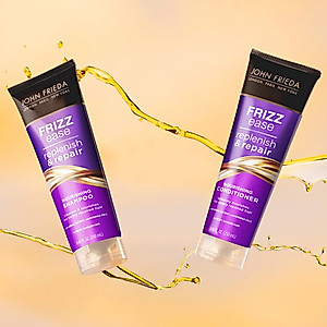 John Frieda Anti Frizz Shampoo With Argan and Coconut Oil for Damage, free from Paraben, Phthalate and Cruelty , Vegan Friendly 8.45 Oz Bottle