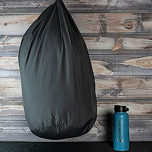 Summit Down Sleeping Bag 0 Degree (0°F) 800+ Fill Power Water Resistent Under 2lbs Ultralight Backpacking Mummy Sleeping Bag for Hiking Hunting Survival & Camping by Outdoor Vitals