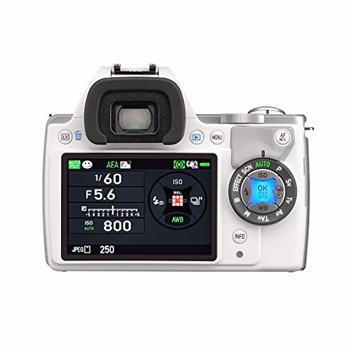 Pentax K-S1 SLR Lens Kit with DA L 18-55 mm Lens (White)