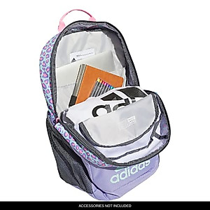 adidas Ready Backpack, Cheetah Semi Flash Aqua-Light Purple/Light Purple/Semi Flash Aqua Blue, One Size