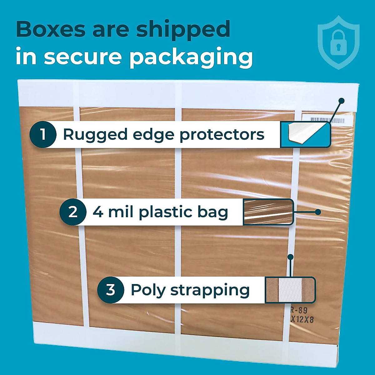IDL Packaging Small Corrugated Shipping Boxes 14"L x 10"W x 6"H (Pack of 5) - Excellent Choice of Sturdy Packing Boxes for USPS, UPS, FedEx Shipping - Easy-to-Recycle Cardboard Boxes for Packaging