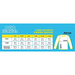 Pop Threads Domo Domondrian Art Funny Cute Long Sleeve Tee T-Shirt Sport Grey L