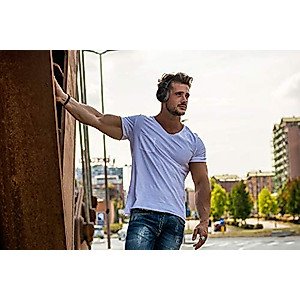 Altec Lansing MZX701- Gry Rumble Bass Boosted Over Ear Bluetooth Headphones with Omnidirectional Vibration, 10 Hour Battery Life and Voice Assistant Integration, Dynamic Bass, Grey