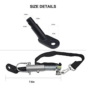 Mifyca Bike Trailer Hitch Coupler Universal Bicycle Trailer Hitch Adapter Attachment Quick Release Steel Linker Connector for Children's Pet Cargo Bike Trailers
