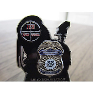 ICE HSI Child Exploitation Investigations Group San Juan Puerto Rico Predator Challenge Coin