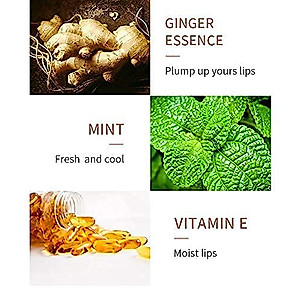 Lip Plumper Set, Natural Lip Care & Enhancer Set by Green Hills, Day & Night Serum, Softer Bigger Fuller Lips by Natural Lip Enhancer, Lip Mask, Lip Gloss, No Chapped Lips