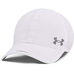 Under Armour mens Launch Run Hat , White (100)/Reflective , One Size