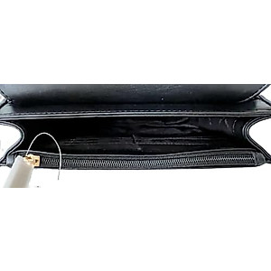 Michael Kors Small Rose Quilted Leather Shoulder Flap Bag Black