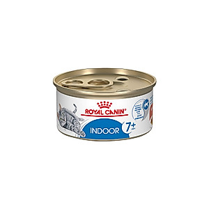 Royal Canin Feline Health Nutrition Indoor 7+ Morsels in Gravy Canned Cat Food, 3 oz can (24-count)