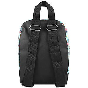 Lilo and Stitch Mini Backpack for Girls - 10” Canvas Stitch Backpack with Front Pocket Plus Bottle | Lilo and Stitch Backpack Bundle