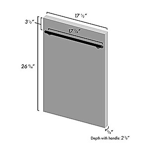 ZLINE 18 in. Top Control Dishwasher in Blue Matte with Stainless Steel Tub and Modern Style Handle