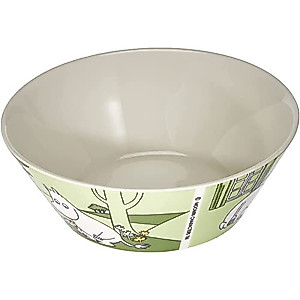 ARABIA Moomin 1027429 Bowl Plate, 5.9 inches (15 cm), Classic, Moomin Green