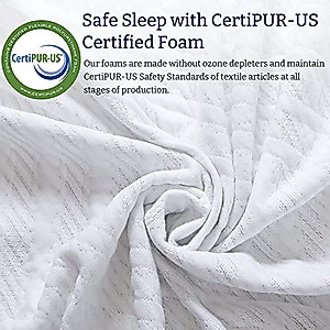 wOod-it Queen Mattress, 10 inch Queen Size Gel Memory Foam Mattress for a Cool Sleep & Pressure Relief, Medium Firm, Bed in a Box