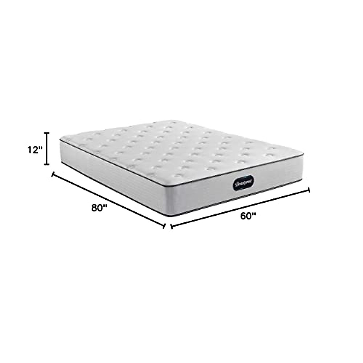 Beautyrest BR800 12 inch Medium Innerspring Mattress, Queen, Mattress Only