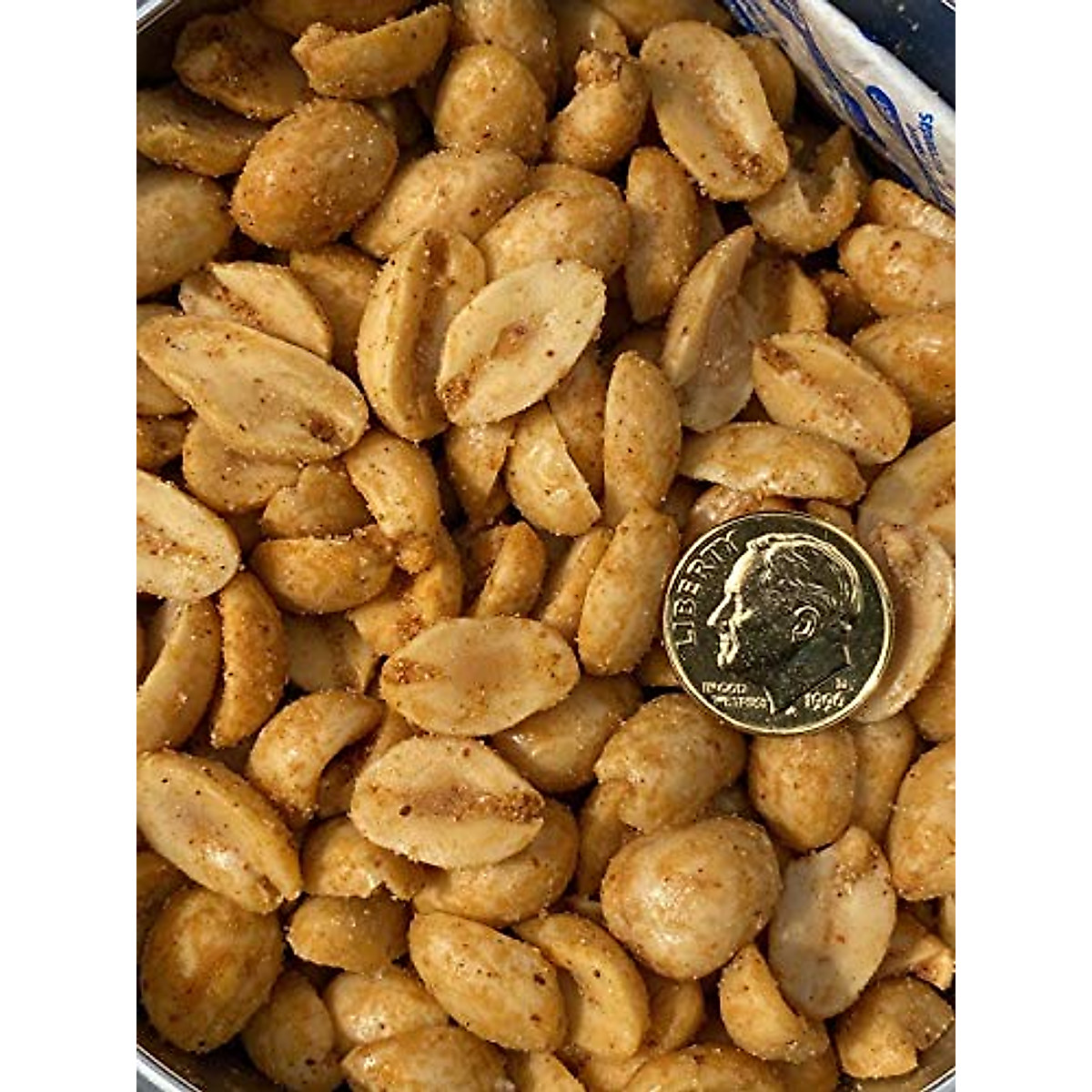 Spicy Sriracha 10oz cans Gillespie's Peanuts grown on our family farm! (3 Cans)