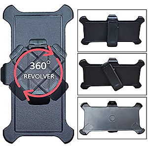 2 Pcs Replacement Holster Belt Clip for OtterBox Defender Series Case Apple iPhone 12, iPhone 12Pro (6.1")