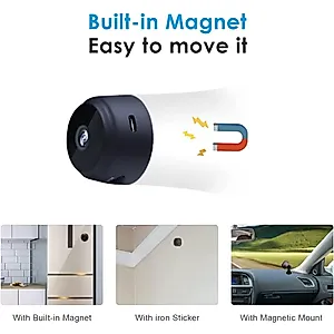 WOHAOK Mini Hidden Cameras, Wireless WiFi Camera HD 1080P Home Security, Surveillance with Audio and Video Live Feed, Covert Baby Nanny Cam, Tiny Smart Cameras with Night Vision and Motion Detection