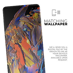 DesignSkinz Liquid Abstract Paint V63 Protective Vinyl Decal Wrap Skin Cover Compatible with The Samsung Galaxy S20 (Screen Trim & Back Glass Skin)