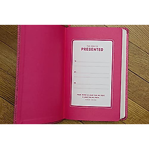 NIV, Bible for Kids, Leathersoft, Pink, Red Letter, Comfort Print: Thinline Edition