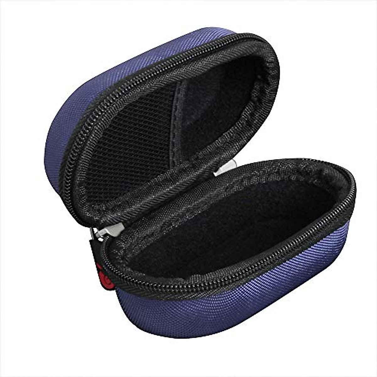 Hermitshell Hard Travel Case for TOZO T10 TWS Bluetooth 5.0 Earbuds True Wireless Stereo Headphones (Dark Blue+Black Zipper)