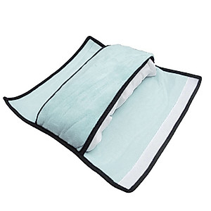 Premium Super Soft Seatbelt Covers for Kids, Adjuster, Headrest Hooks Bundle! Car Seat Strap Head Neck Support, Belt Cushion Kids and Adults Blue One Size